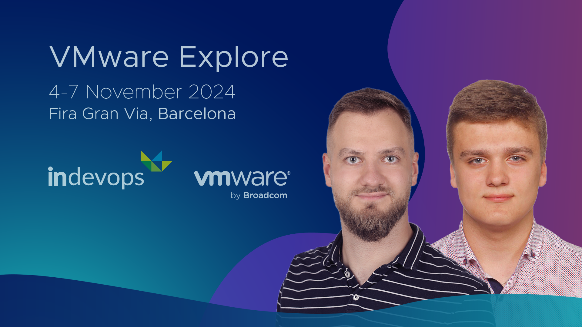 VMware Explore Barcelona 2024 - INDEVOPS | Turn IT Into DevOps VMware Explore Barcelona 2024 - INDEVOPS | Turn IT Into DevOps